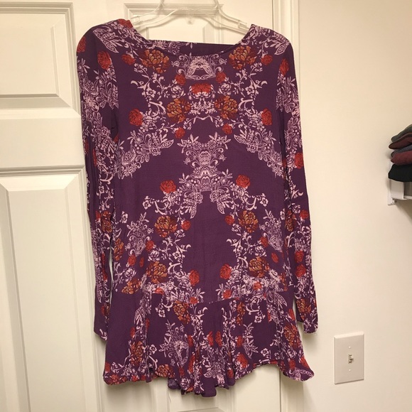 Free People | Tops | Free People Smooth Talker Open Back Tunic | Poshmark